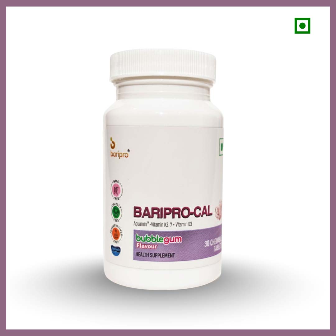 BariPro Cal – Chewable Calcium & Vitamin D3 for Bone Strength